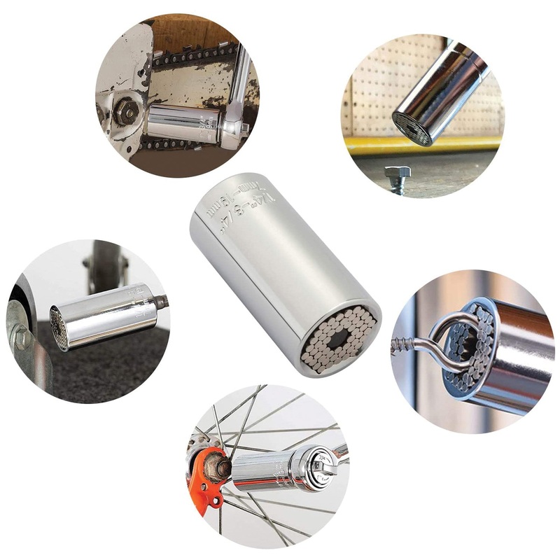 Gator-Grip ETC-120 Socket, System of Measurement: Imperial, 3/8 in ...